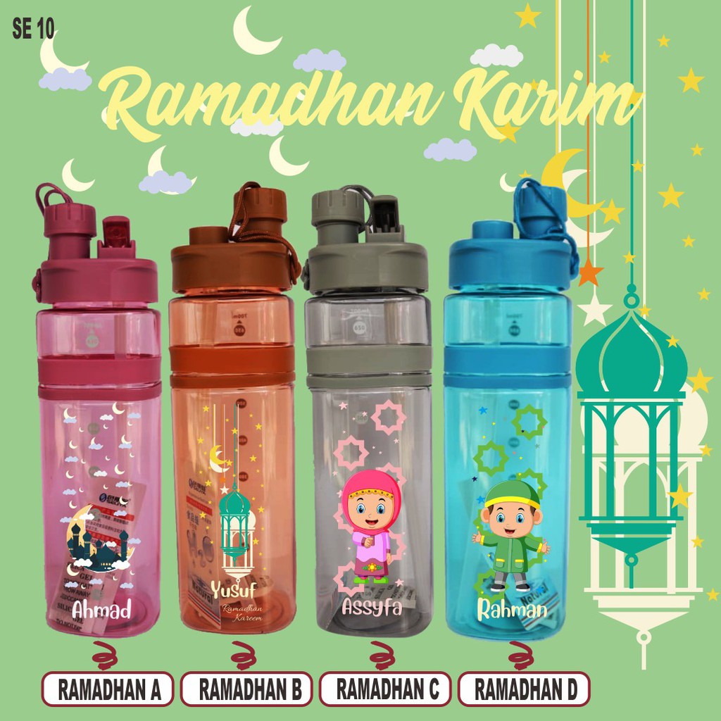 Jual SE10 Botol Minum Custom / Ramadhan | Shopee Indonesia