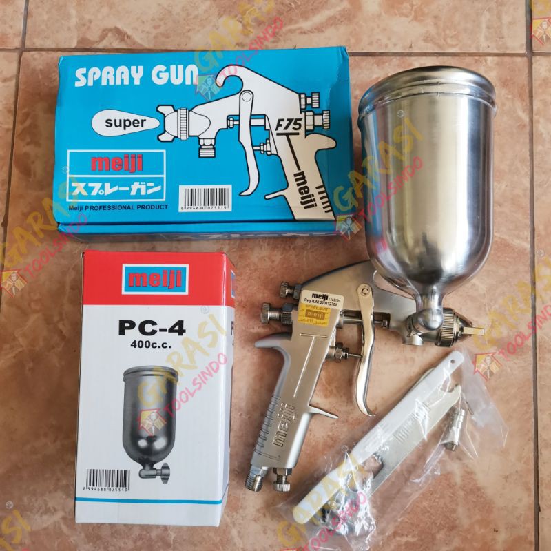 Jual spraygun MEIJI F75 tabung atas spet alat cat semprot kompresor ...