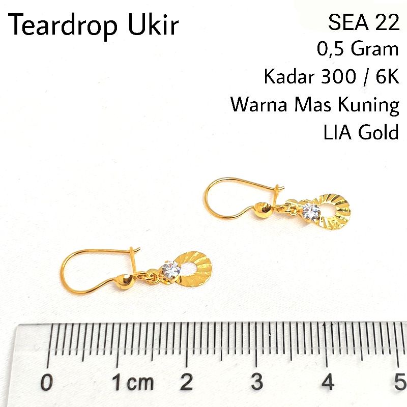 Jual Anting Anak EMAS ASLI Kadar 300 / 6K ( TOKO MAS LIA GOLD BEKASI ...