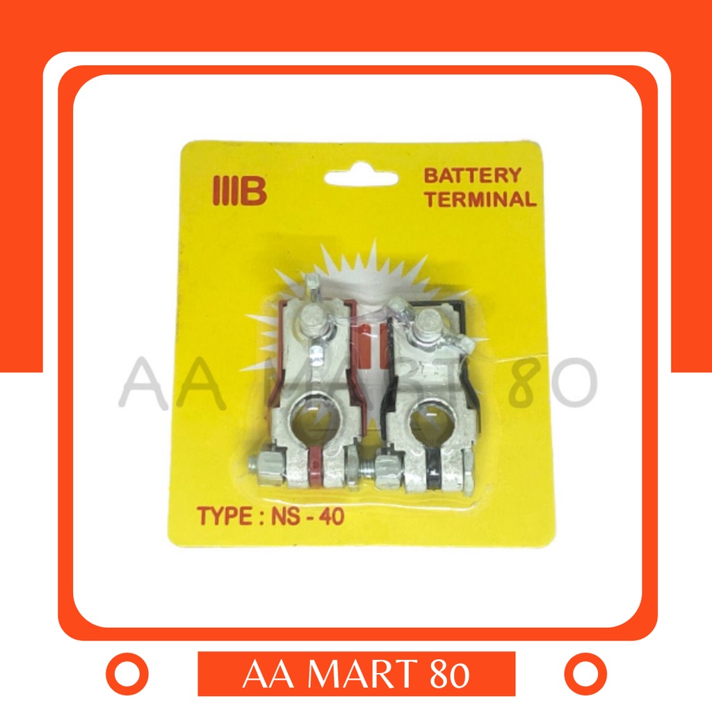 Jual klem aki / kepala aki / terminal accu Mobil ns 40 kecil | Shopee ...