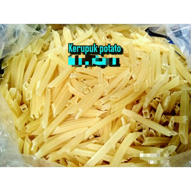 Jual Kerupuk potato mentah enak Gurih kemasan 250 gram | Shopee Indonesia