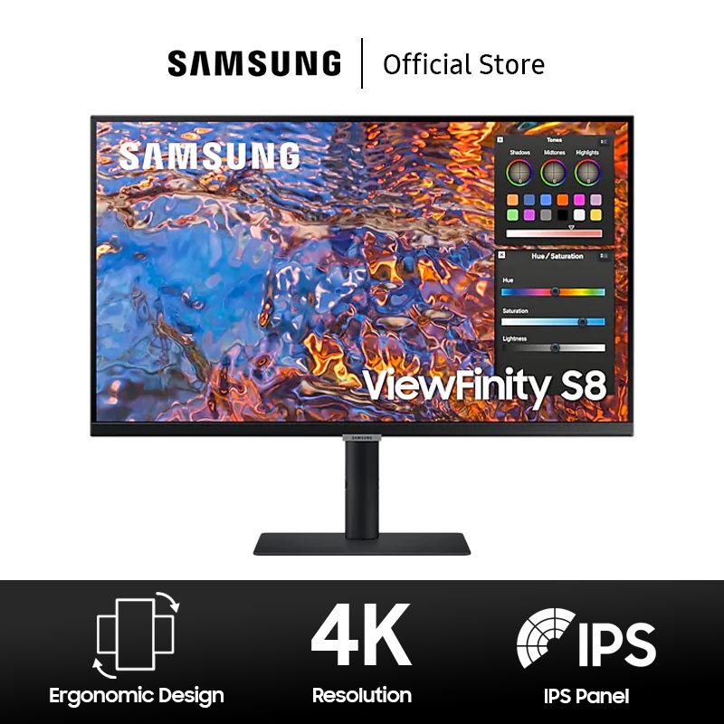 Jual SAMSUNG ViewFinity S8 32" S80PB 4K IPS USB-C LAN HDR 600 Monitor ...