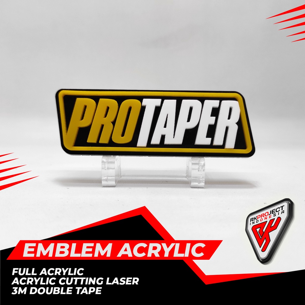 Jual Emblem Timbul PROTAPER Sticker Akrilik Acrylic Full Solid | Shopee ...