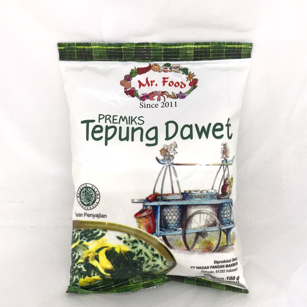 Jual Tepung Dawet Srut/ Tepung Dawet Premiks Sruut Tradisional 100gr ...