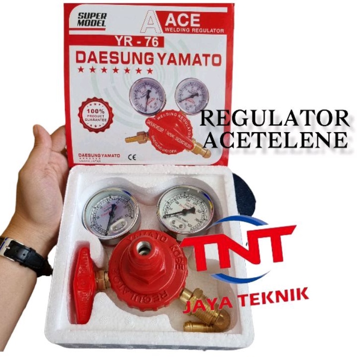 Jual REGULATOR LAS ACETYLENE DAESUNG YAMATO / REGULATOR ACETYLENE YR 76 DAESUNG | Shopee Indonesia
