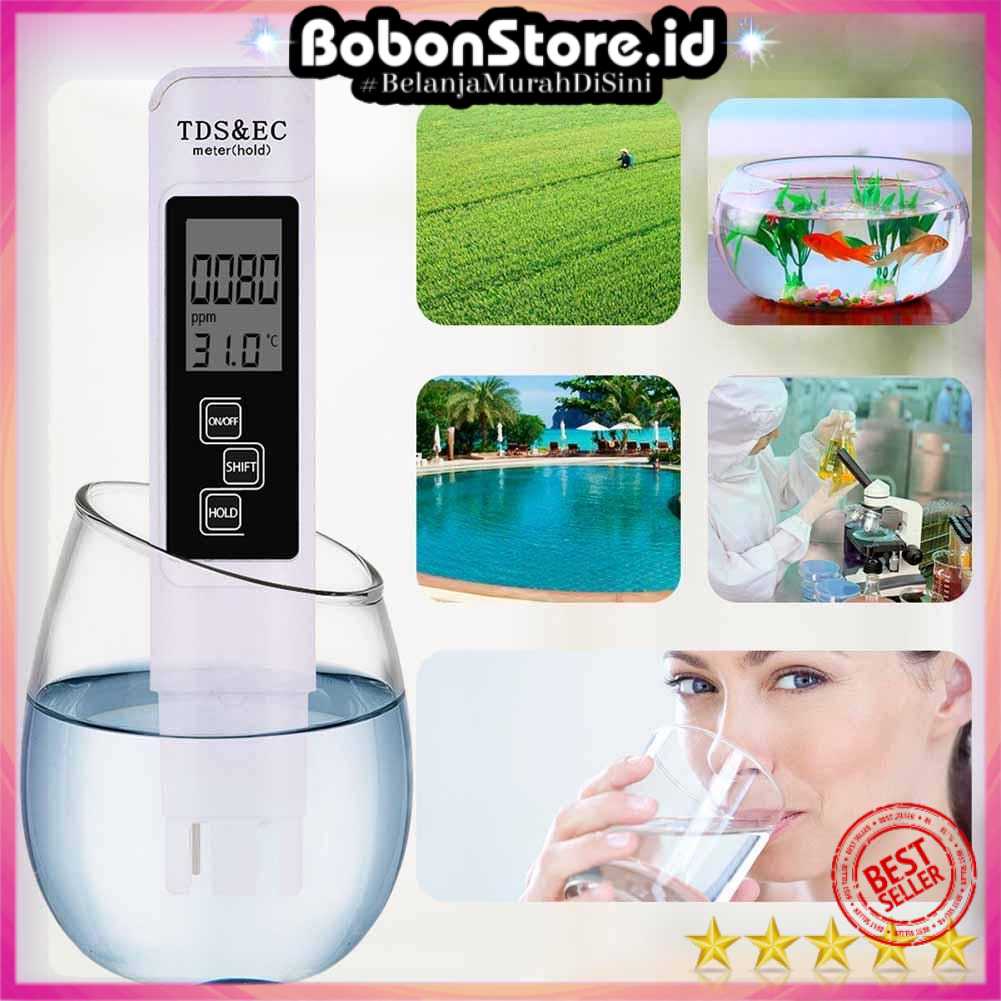 Jual Alat Ukur Uji TDS EC Meter Digital Air Minum, Akuarium, Hidroponik ...