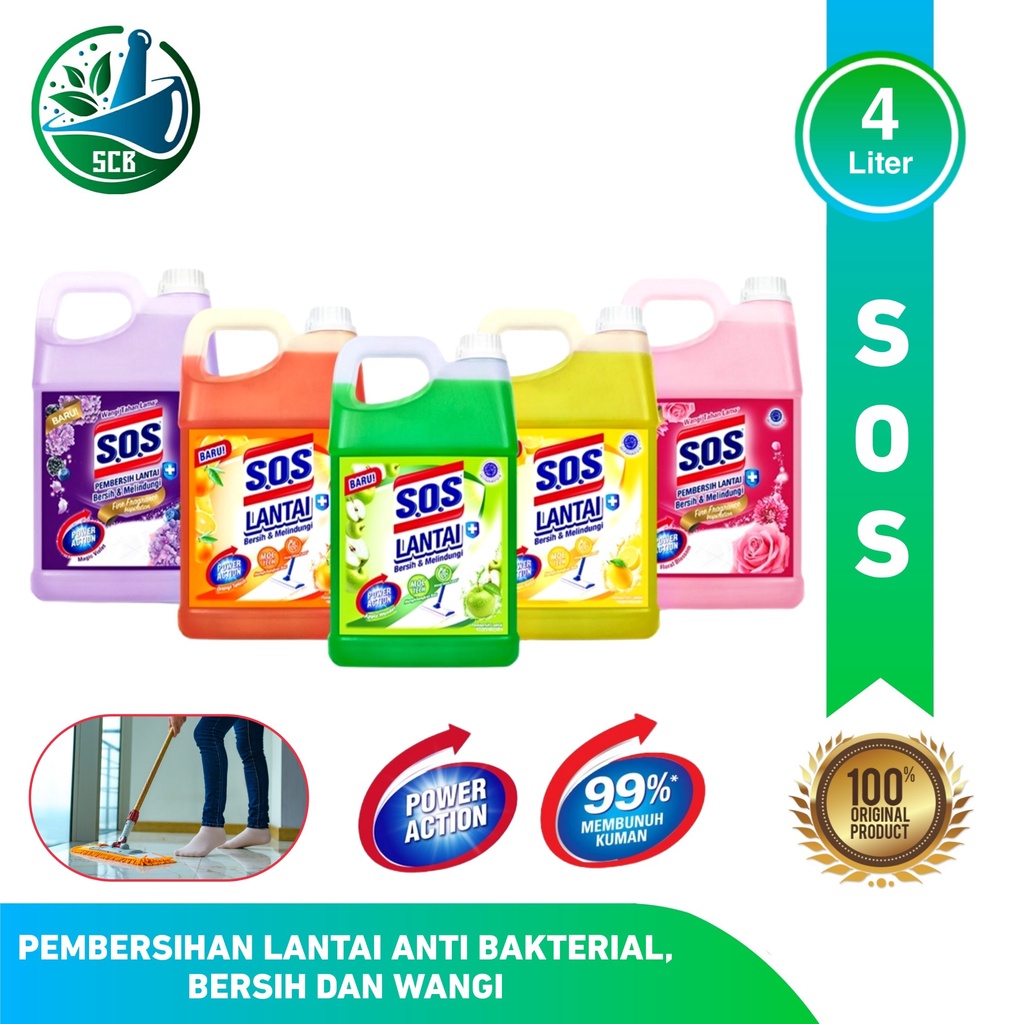 Jual SOS Pembersih Lantai Jerigen Floor Cleaner ( Pembersih Lantai ) 4 ...