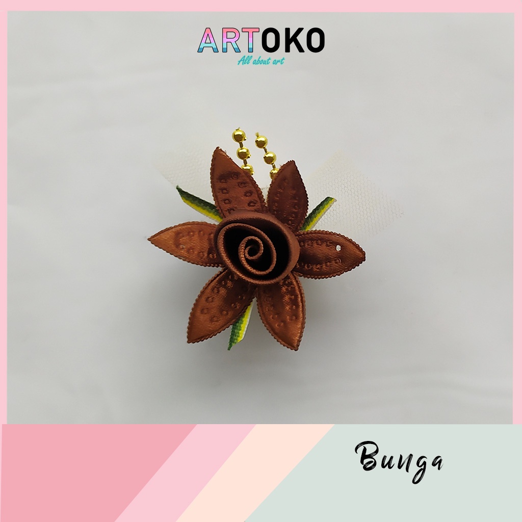 Jual Bunga Aksesoris BUNGA LANCING COKLAT TUA Bros Bando Dekorasi ...