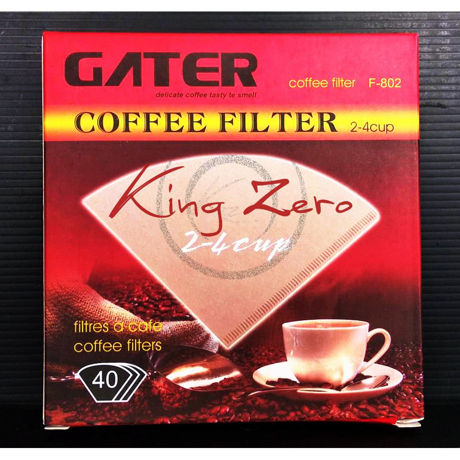Jual Coffee filter GATER 2-4 cups / Kertas saringan kopi GATER kerucut ...