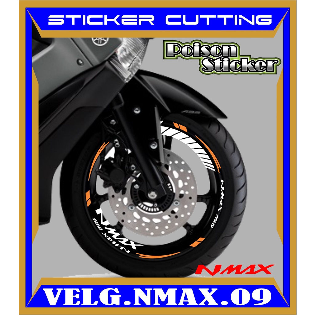 Jual CUTTING STICKER VELG NMAX- STIKER LIS LIST VARIASI BAN/VELG YAMAHA ...