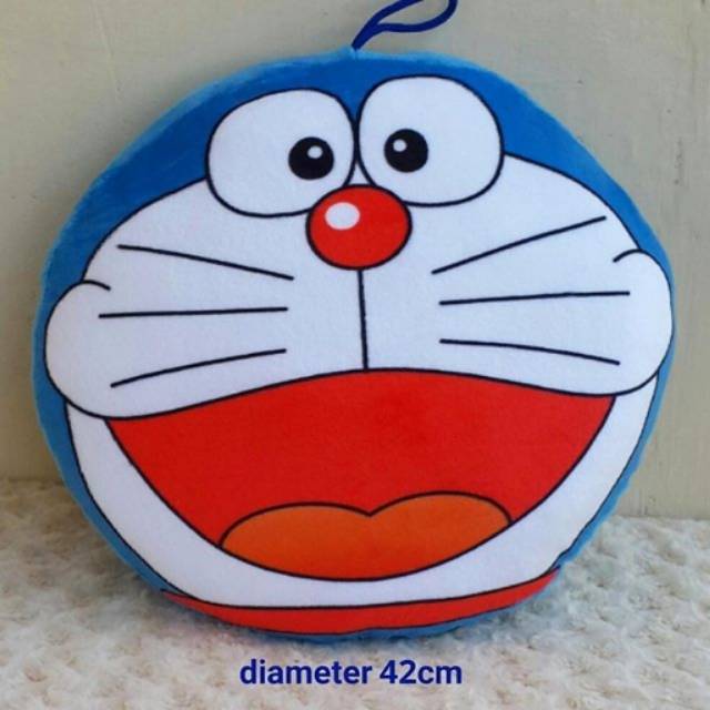 Jual BANTAL PRINT MUKA DORAEMON 42 CM | Shopee Indonesia