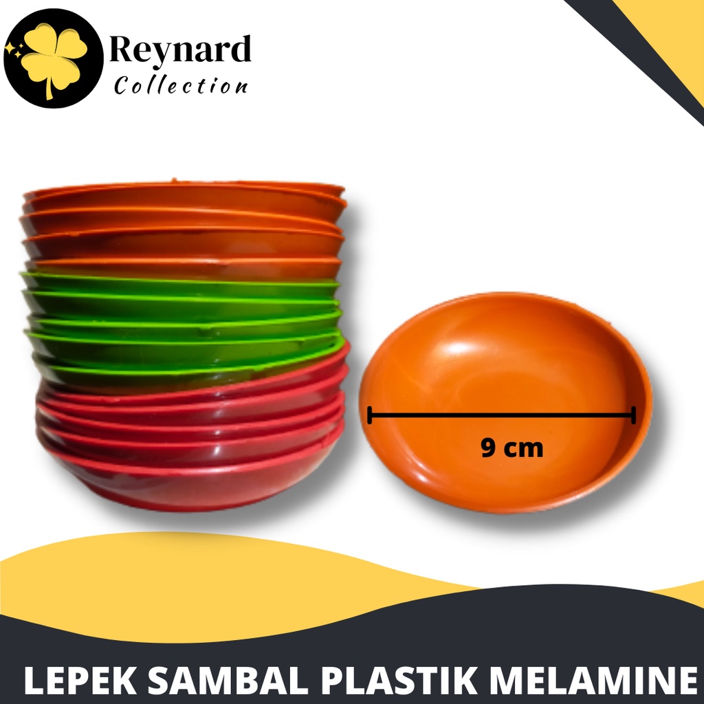 Jual Lepek Sambal Plastik Warna Melamine Tebal | Shopee Indonesia