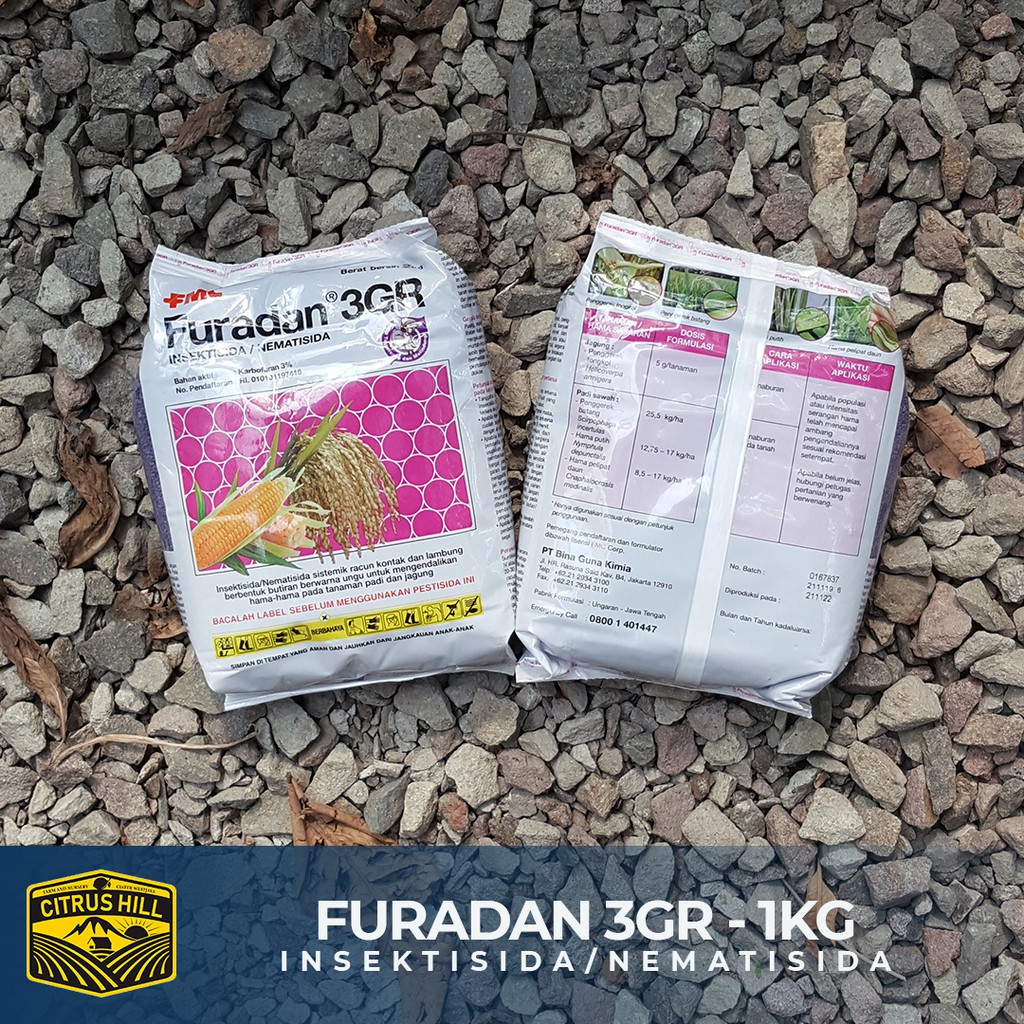 Jual Insektisida Nematisida FURADAN 3GR - 1kg | Shopee Indonesia