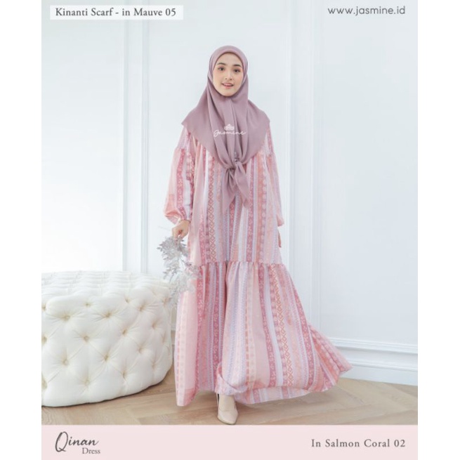 Jual QINAN DRESS by JASMINE / GAMIS QINAN JASMINE (gamis saja) | Shopee ...