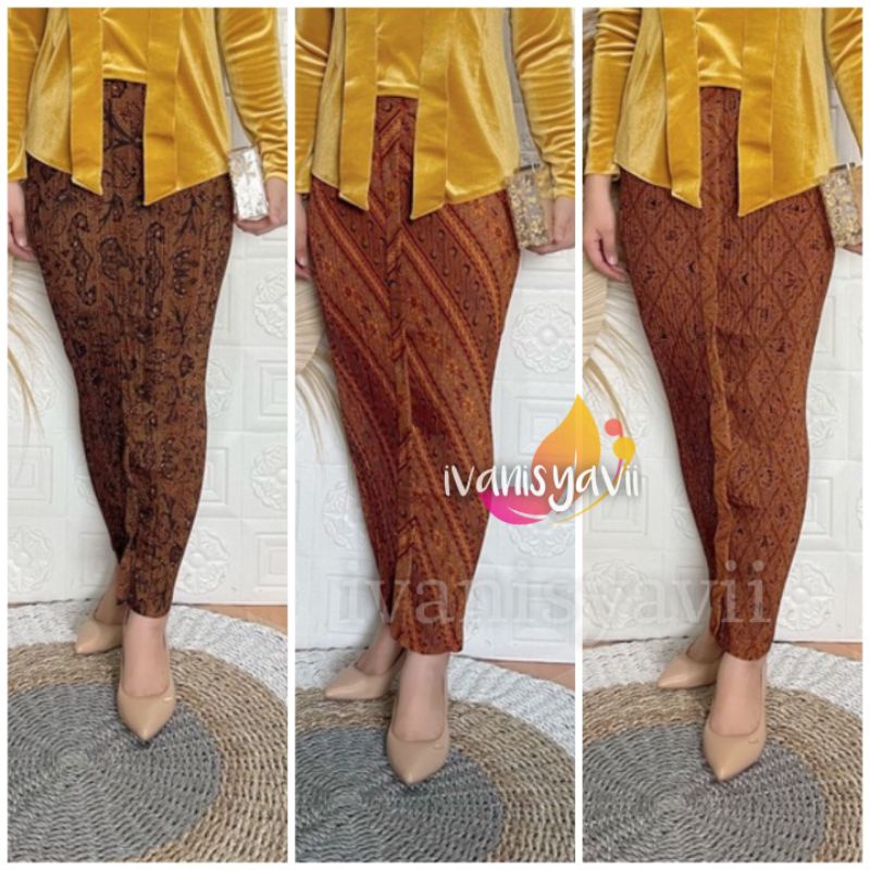 Jual Rok Plisket Wiru Cantik / Motif Batik | Shopee Indonesia