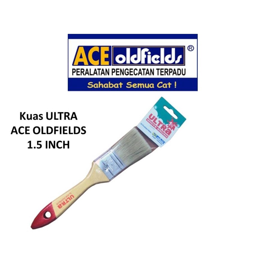 Jual Kuas Cat Tembok Kayu Besi Eterna Ultra White Brush ACE oldfields ...
