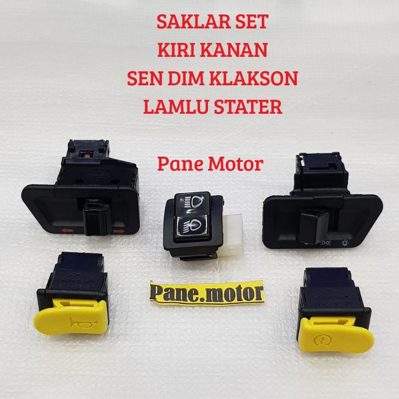 Jual SAKLAR SAKELAR SET TOMBOL SEN DIM KLAKSON LAMPU SPIN 125 OLD NEW ...