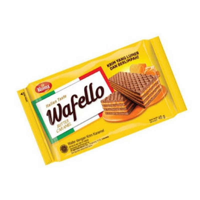 Jual Wafello / Roma Wafello Wafer / Wafello Coklat Choco Blast / Butter ...