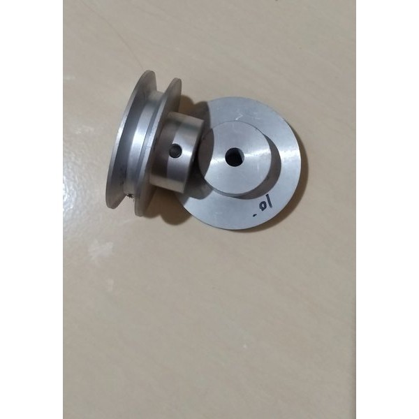 Jual Pulley puli A1 - 2.5 inch as 10 mm pully alumunium | Shopee Indonesia