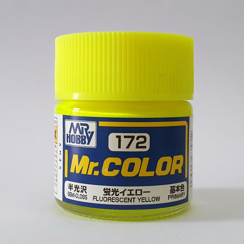 Jual Mr Hobby Mr Color 172 Fluorescent Yellow Semi Gloss 10ML Cat ...