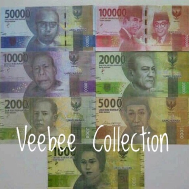 Jual Uang mainan anak 40lmbr/ uang mainan/ mainan edukasi/uang mahar ...