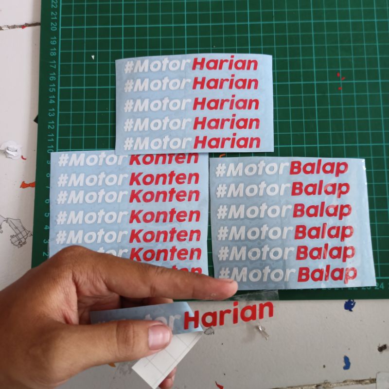Jual Sticker Motor Konten Motor Balap Motor Harian | Shopee Indonesia
