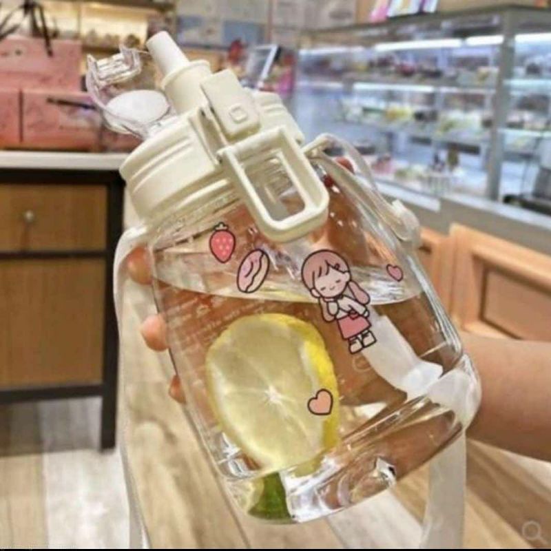 Jual BOTOL GEMOY KOREA CLEAR 1100ML ( 1,1L ) | Shopee Indonesia