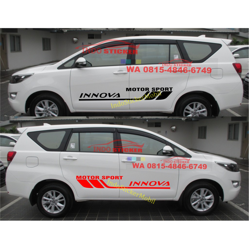 Jual Stiker sticker mobil innova cutting stiker toyota mobil innova ...