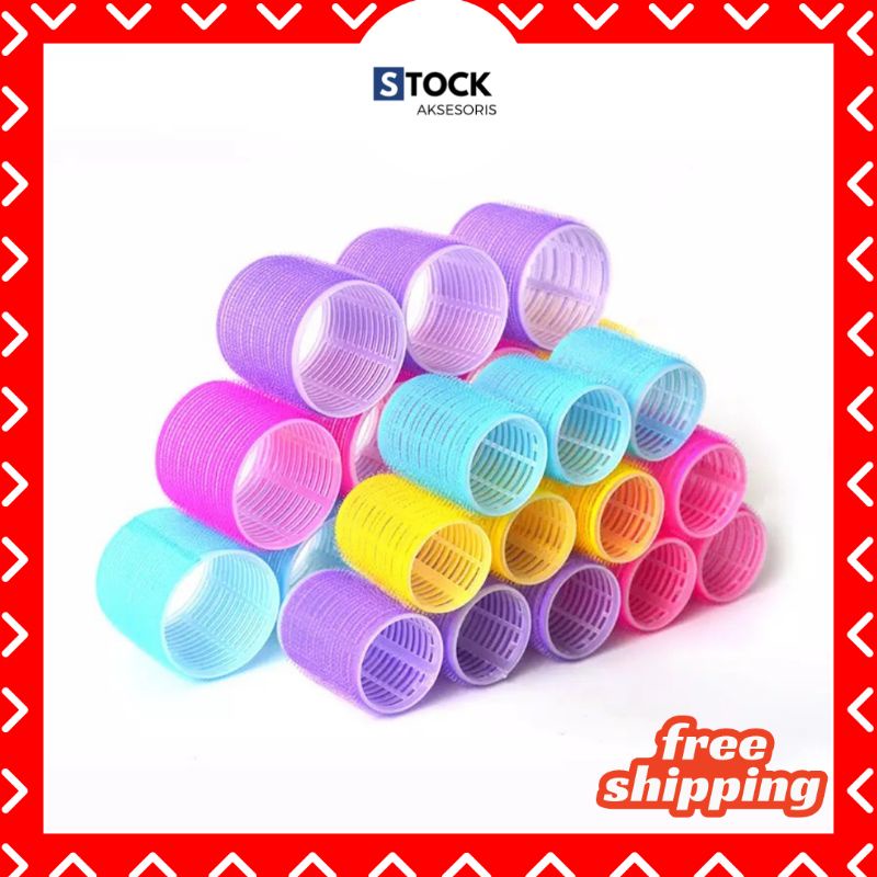 Jual Roll Rambut / Roll Poni Gelombang / Alat Roll Rambut / Alat ...