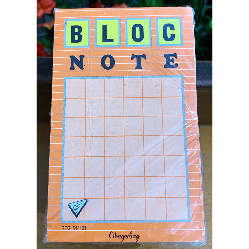 Jual NOTEBOOK MEMO BLOC NOTE KECIL 5 SEDANG 10 BESAR 15 PRIMA GARIS ...