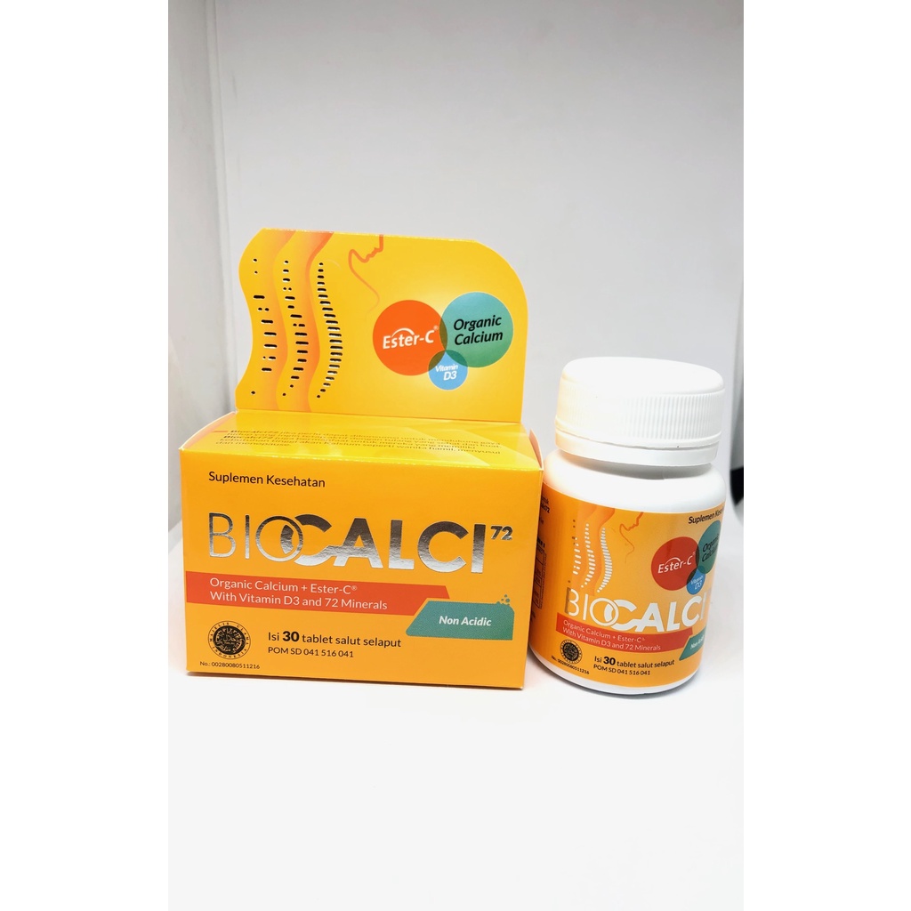 Jual Suplemen Kalsium BIOCALCI-72 (Isi 30 Tablet) | Shopee Indonesia