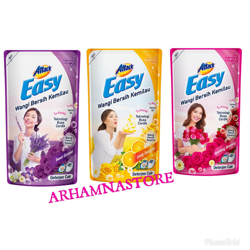 Jual ATTACK Easy Liquid Sparkling Blooming/Sweet Glamour 750ml | Shopee Indonesia