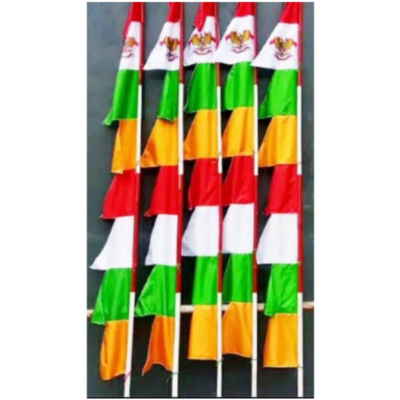 Jual Bendera Umbul Umbul Warna Warni Merah Putih Garuda HUT RI Kemerdekaan | Shopee Indonesia