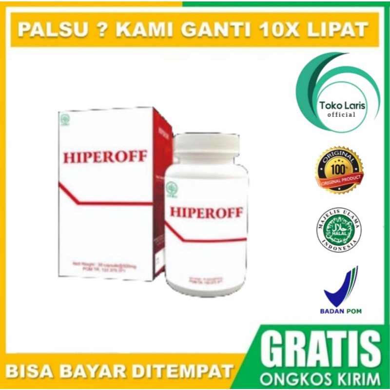 Jual Obat Hipertensi Tekanan Darah Tinggi Kolestrol Hiperoff Asli ...
