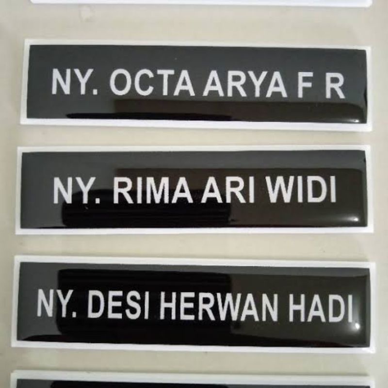 Jual Name Tag PNS,ASN Dll bahan akrilik | Shopee Indonesia