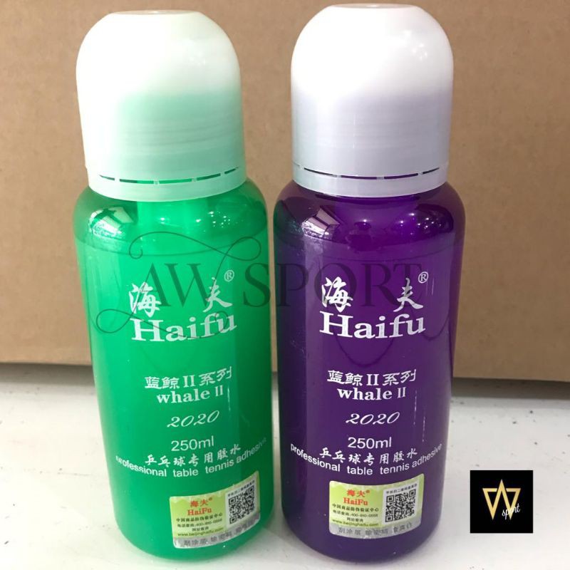 Jual Lem Pingpong Haifu Whale II 2020 / Lem Karet Bet Tenis Meja 250ml ...