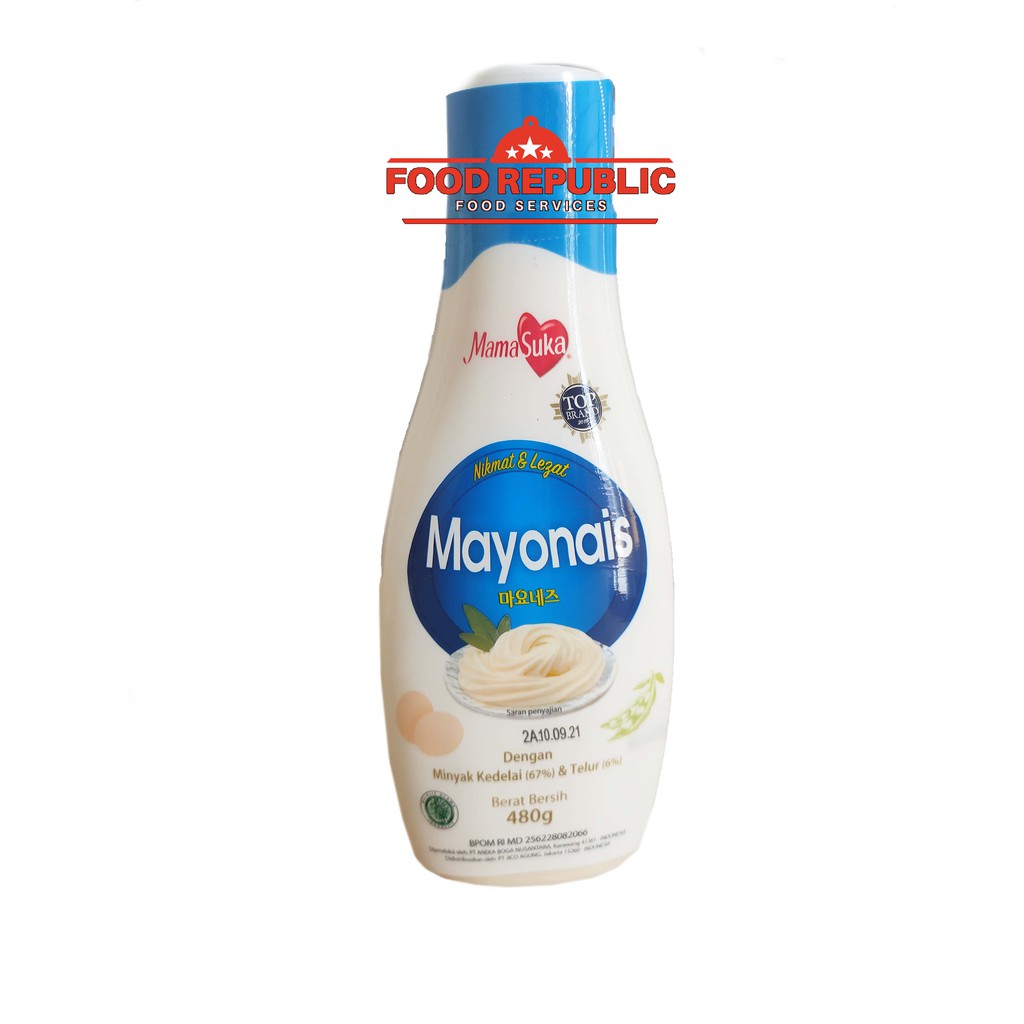 Jual MAMASUKA MAYONAISE SAUCE 480 GR - SAUS MAYONES MAMASUKA HALAL ...