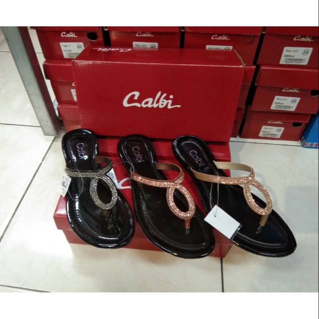 Jual SANDAL FLAT WANITA ( CALBI SHOES ) | Shopee Indonesia