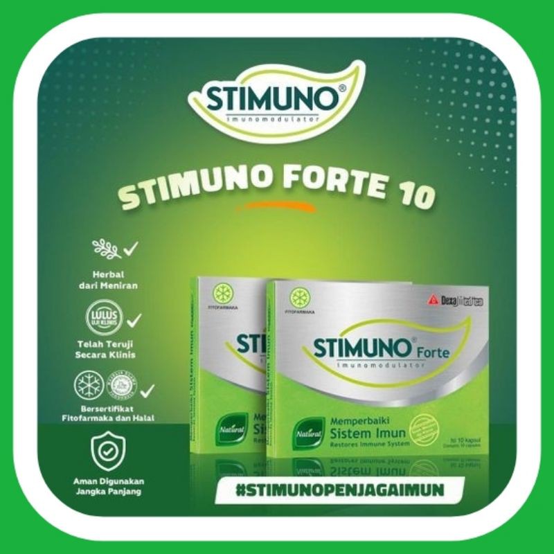 Jual Stimuno Forte isi 10 & 30 kapsul stimuno dewasa pencegahan corona ...