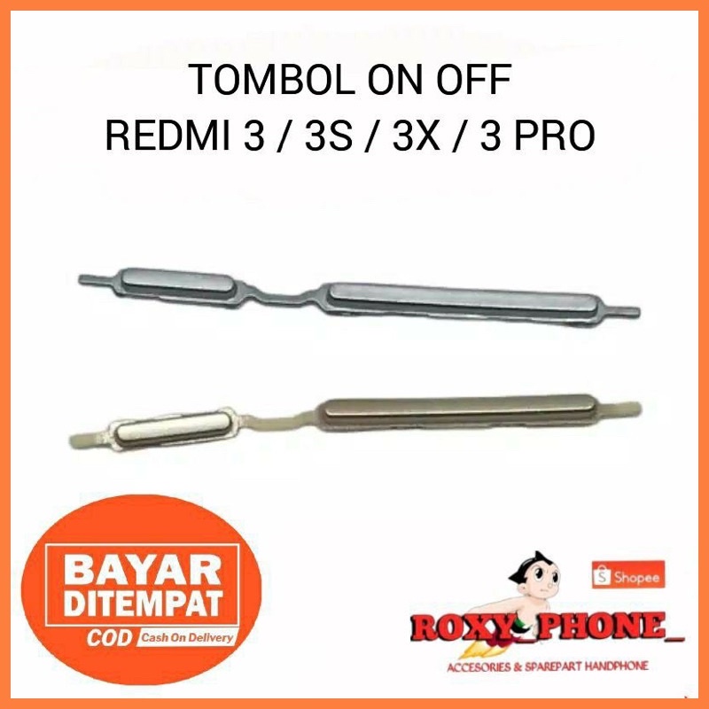 Jual TOMBOL LUAR POWER ON OFF VOLUME XIAOMI REDMI 3 3S 3X 3 PRO ...