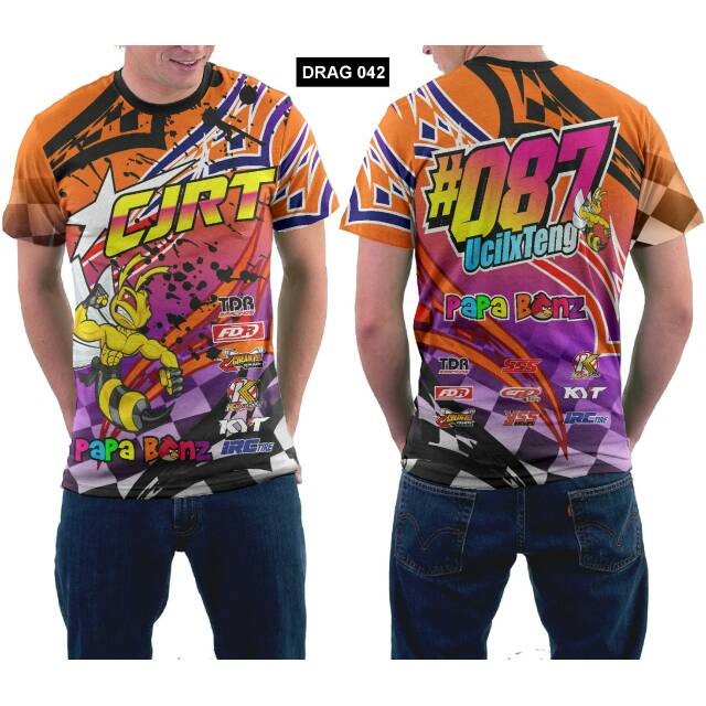 Jual Jersey Drag Race Fullprint Custom | Shopee Indonesia