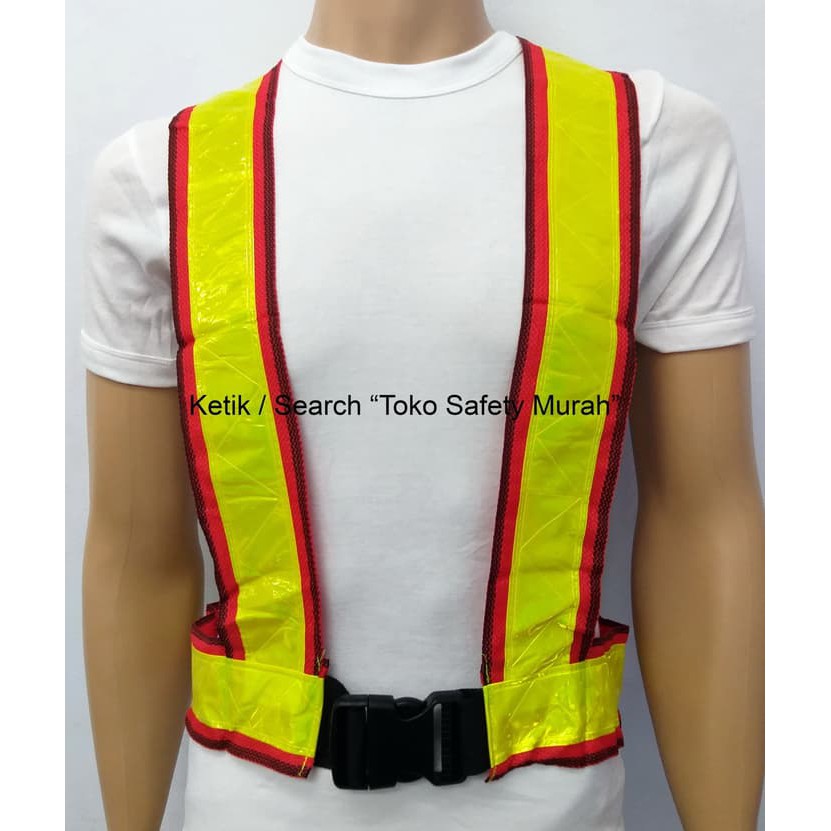 Jual Good Quality !! Rompi V Gesper Kombinasi Merah Scotlight Kuning ...