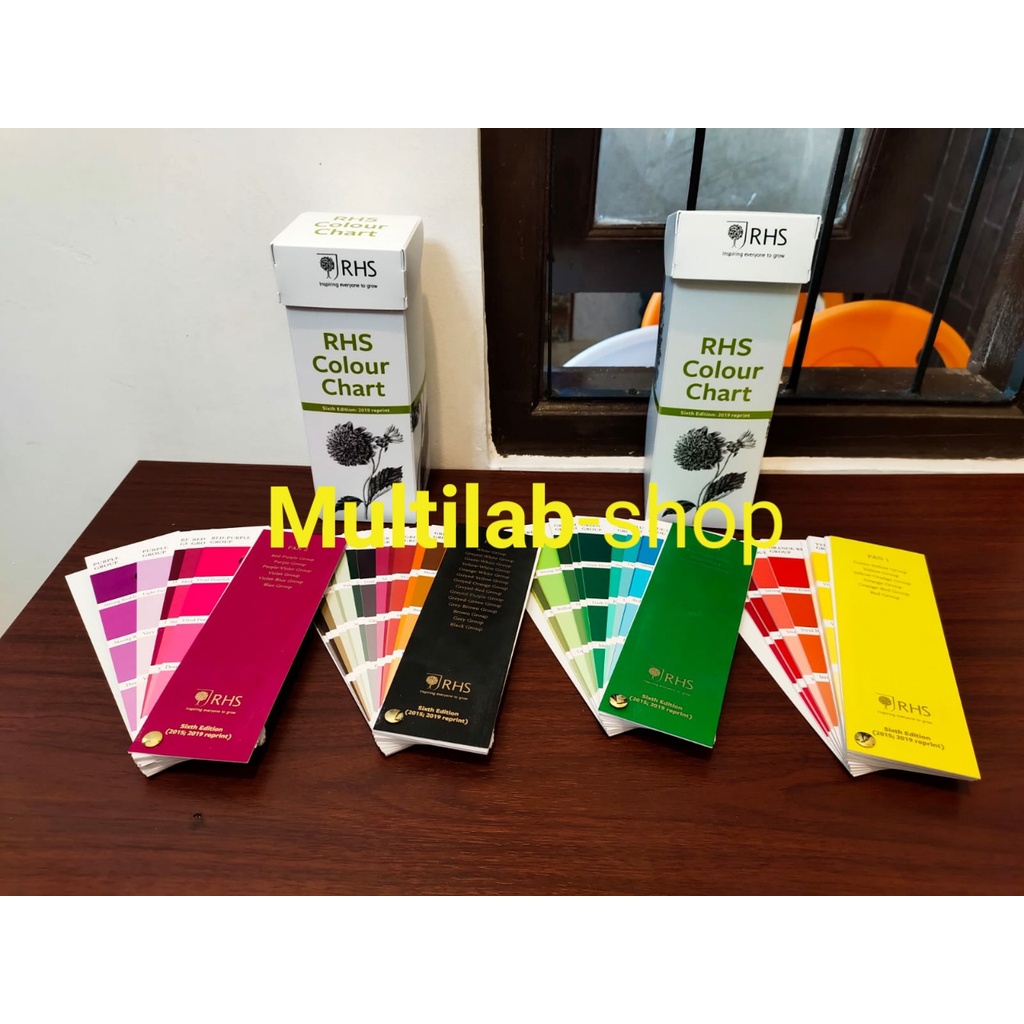 Jual RHS Colour Chart Sixth Edition 2019 Reprint READY STOCK- Bagan ...