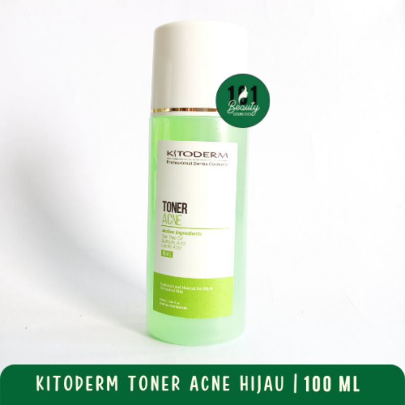 Jual Kitoderm Toner Acne Hijau | Shopee Indonesia