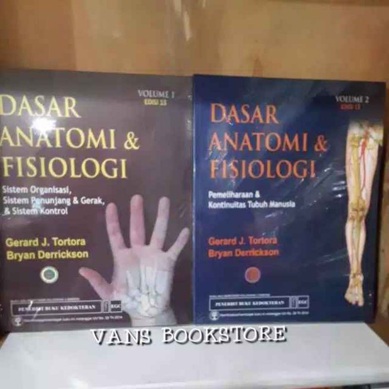 Jual buku dasar anatomi dan fisiologi tortora original volume 1 dan 2 | Shopee Indonesia