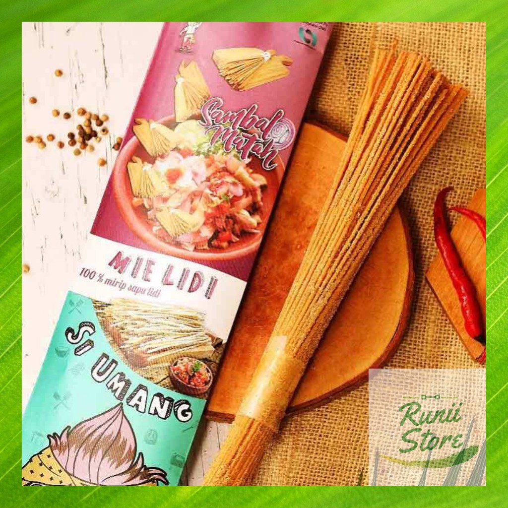 Jual Mi Lidi Siumang Mie Lidi SI Umang 130gr 65gr | Shopee Indonesia