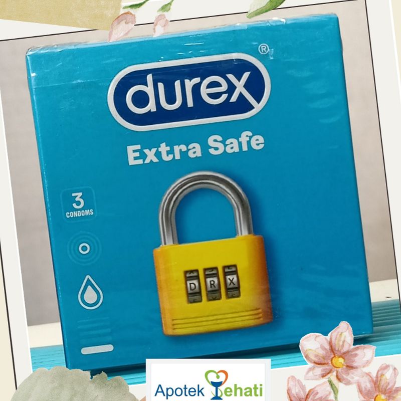 Jual DUREX EXTRA SAFE CONDOMS / KONDOM isi 3 PCS | Shopee Indonesia