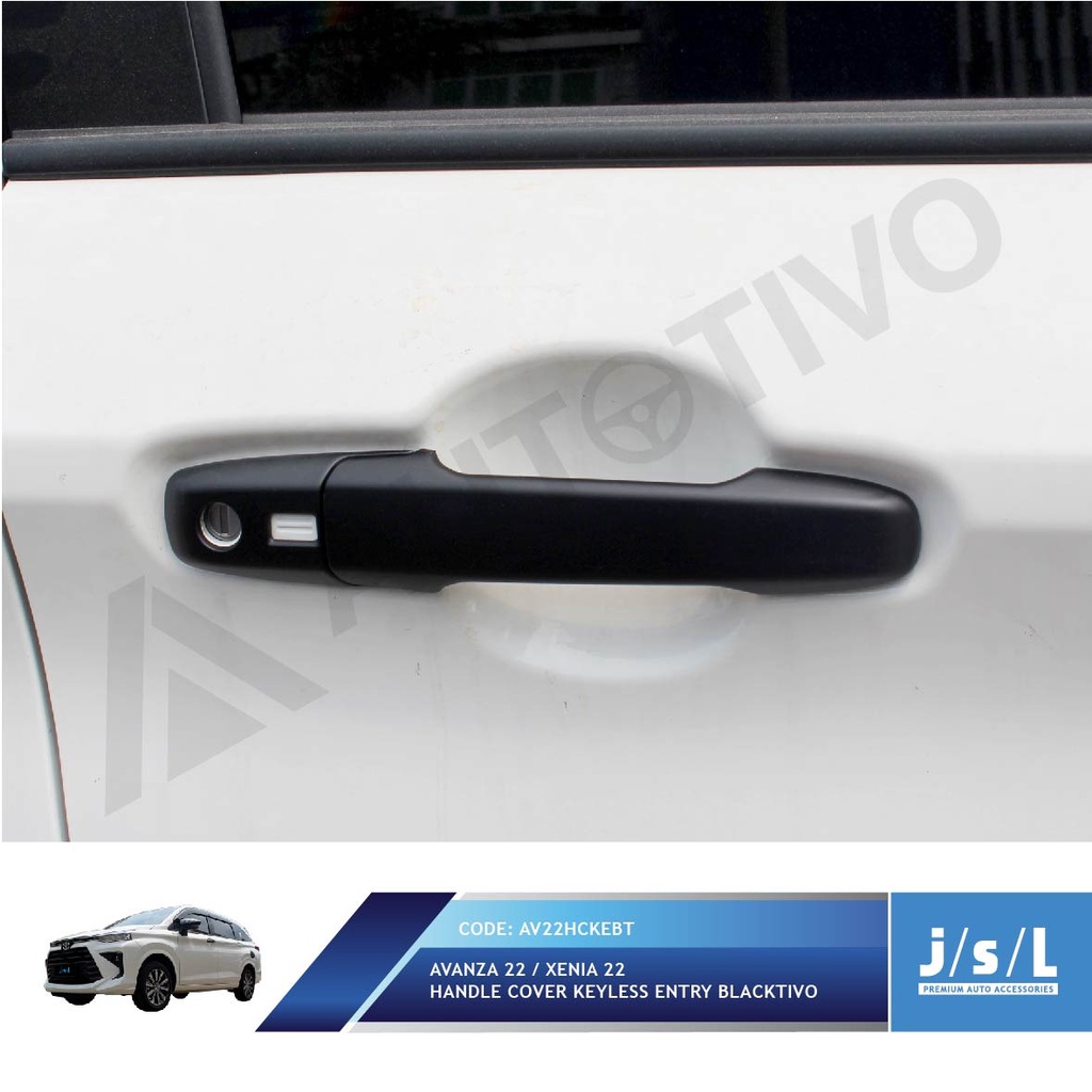 Jual Cover Handle All New Avanza 2022 JSL Hitam Doff Blacktivo Keyless ...