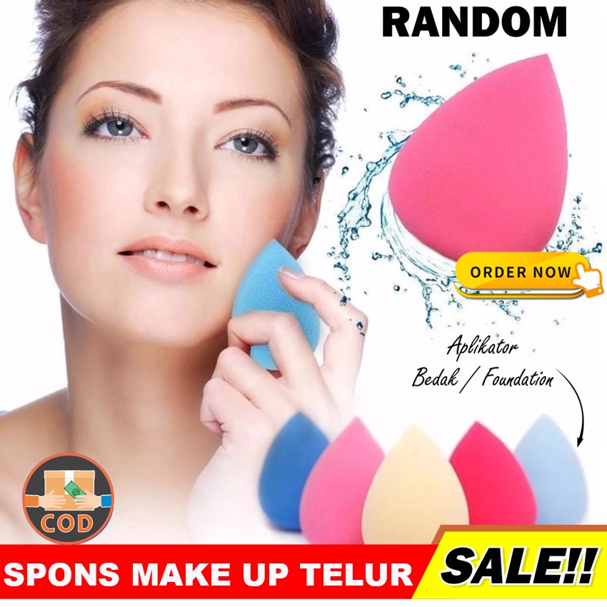 Jual Beauty Blend Blender Sponge Spon Spons Make Up Tear Drop Model Egg ...