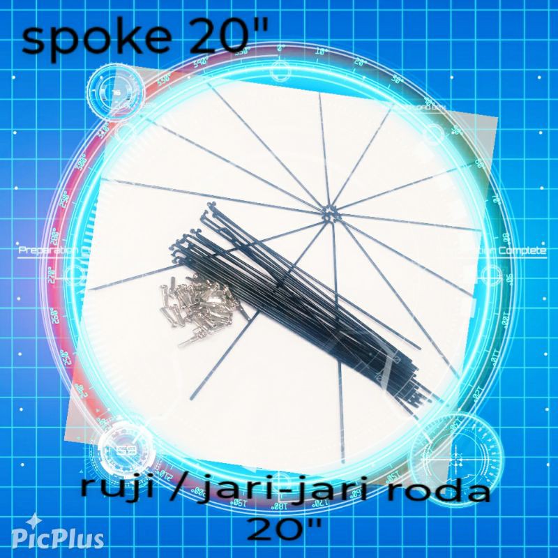 Jual Spoke Ruji Jari Sepeda 20 inch 14G x 169mm | Shopee Indonesia